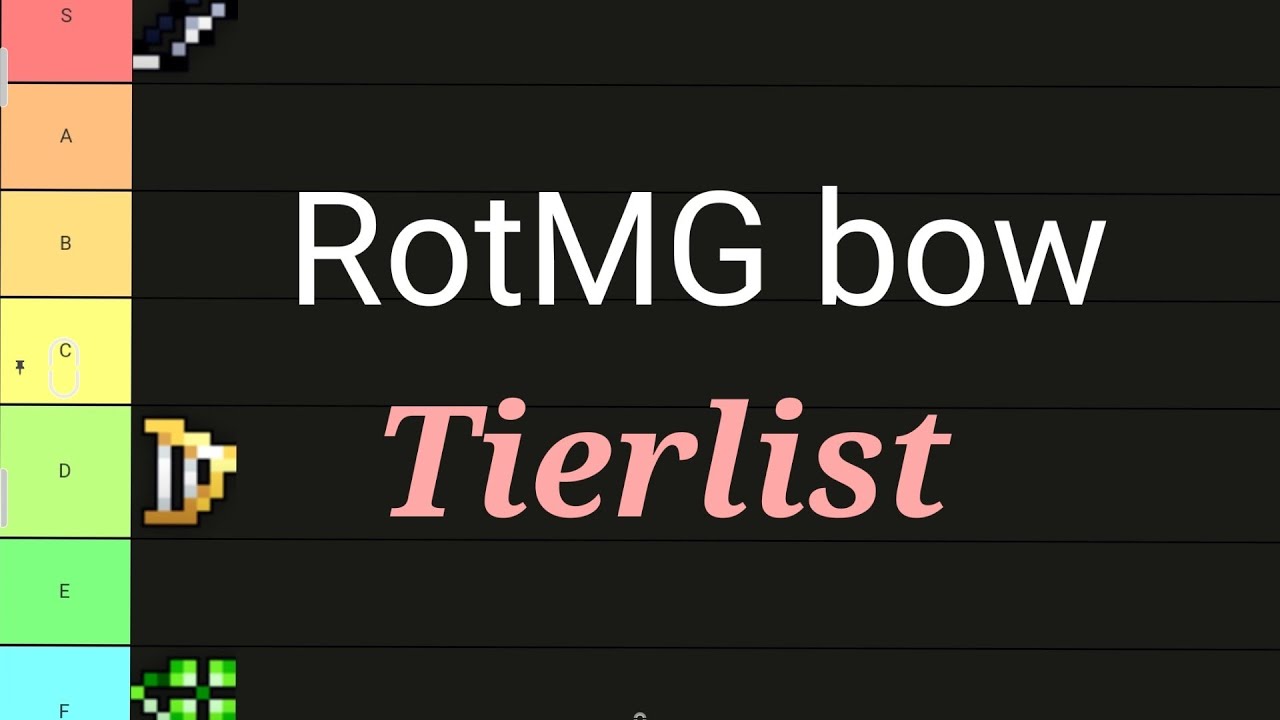 RotMG Bow Tierlist YouTube RotMG Bow Tierlist YouTube