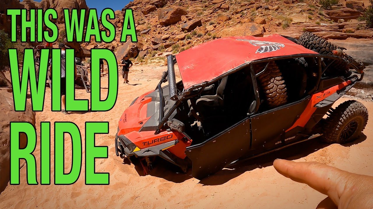 Getting A Crashed RZR Out Of Pritchet Canyon - YouTube