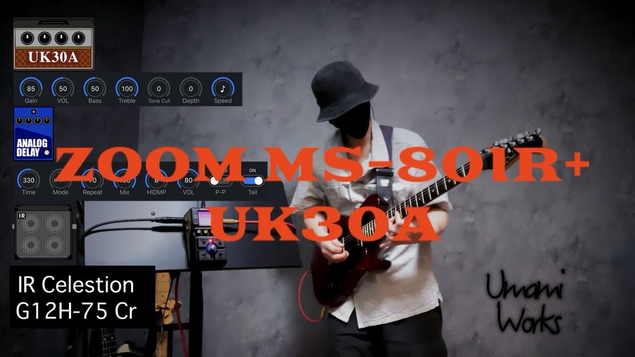 【ZOOM MS-80IR+ "UK 30A"】Class A British Combo Amp modeling & beats. - YouTube