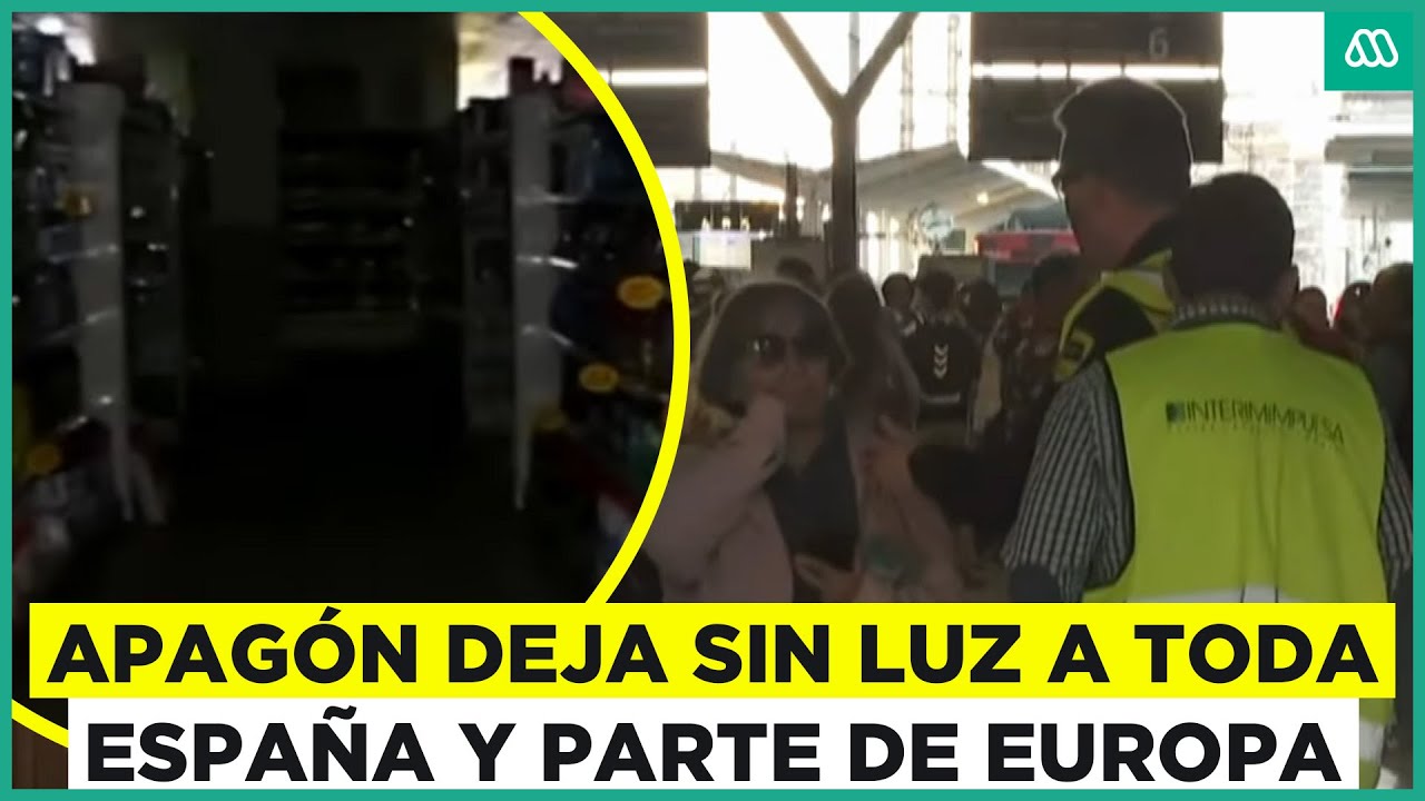Apagón en Europa: Corte de luz afecta a toda España - YouTube