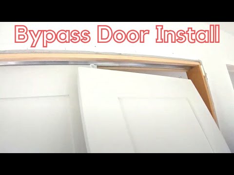 How to Install Sliding Bypass Closet Doors - YouTube
