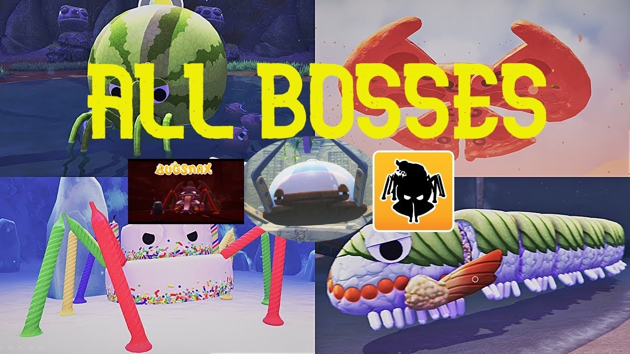 bug snacks all bosses - YouTube bug snacks all bosses - YouTube