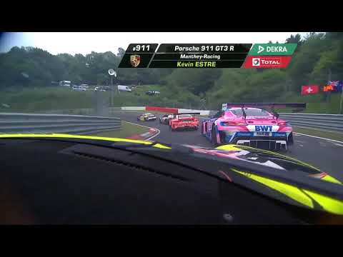 Kevin Estre Onboard P11 to P1 in his first stint - ADAC TOTAL 24h Nurburgring 2021