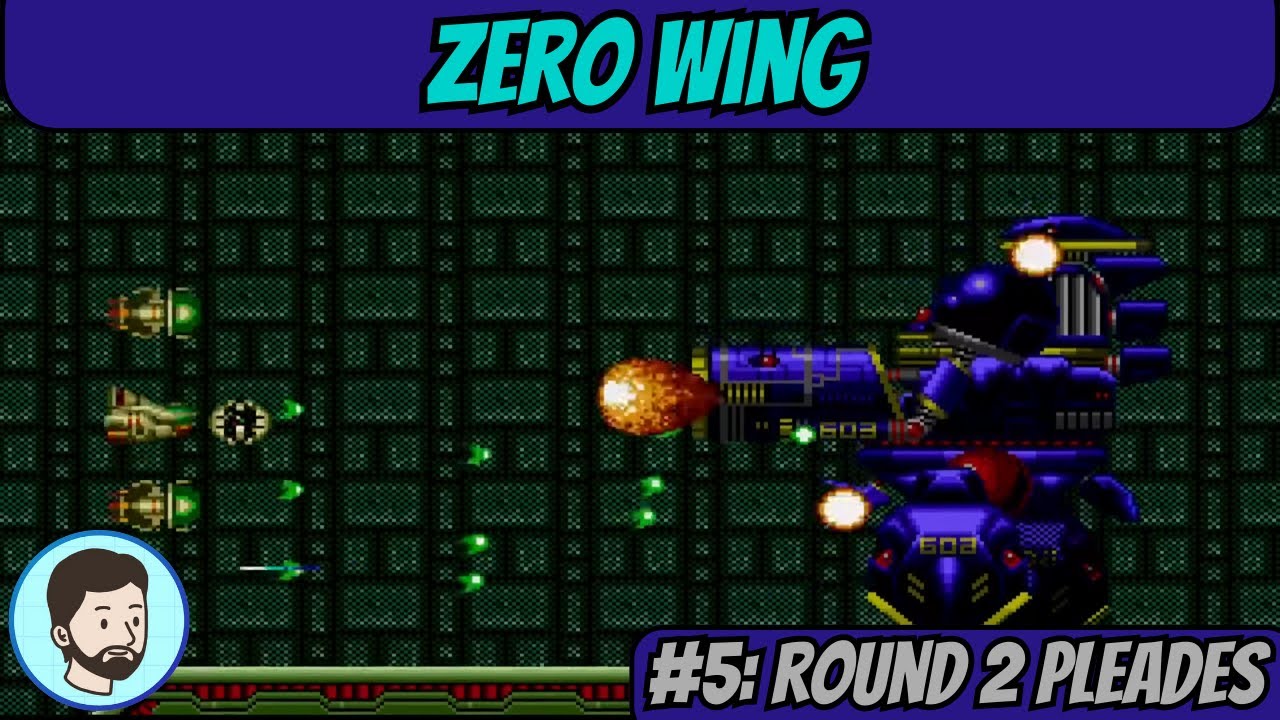 Zero Wing (Mega Drive) - Part 5: Round 2 Pleades - YouTube