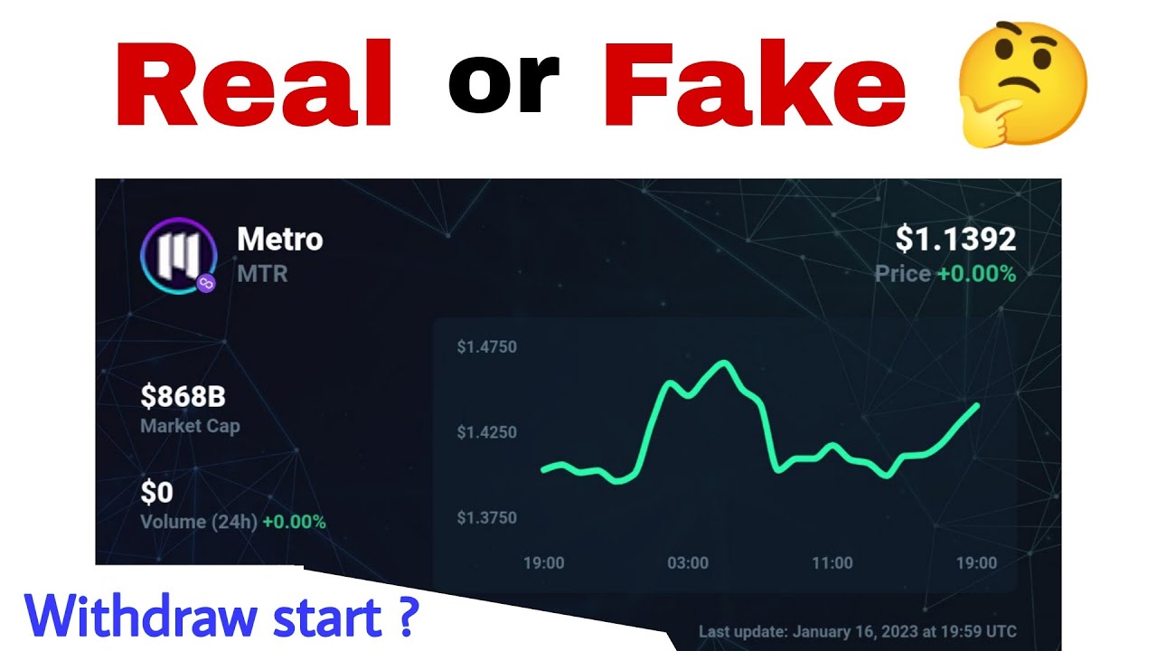 🎉Metro token Withdraw 🤔 - YouTube