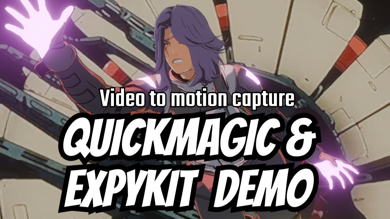 Quick Motion capture in Blender using Quickmagic and expykit - YouTube