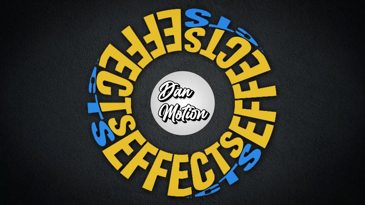 Crea una animación de texto circular usando After Effects (SIN PLUGINS ...