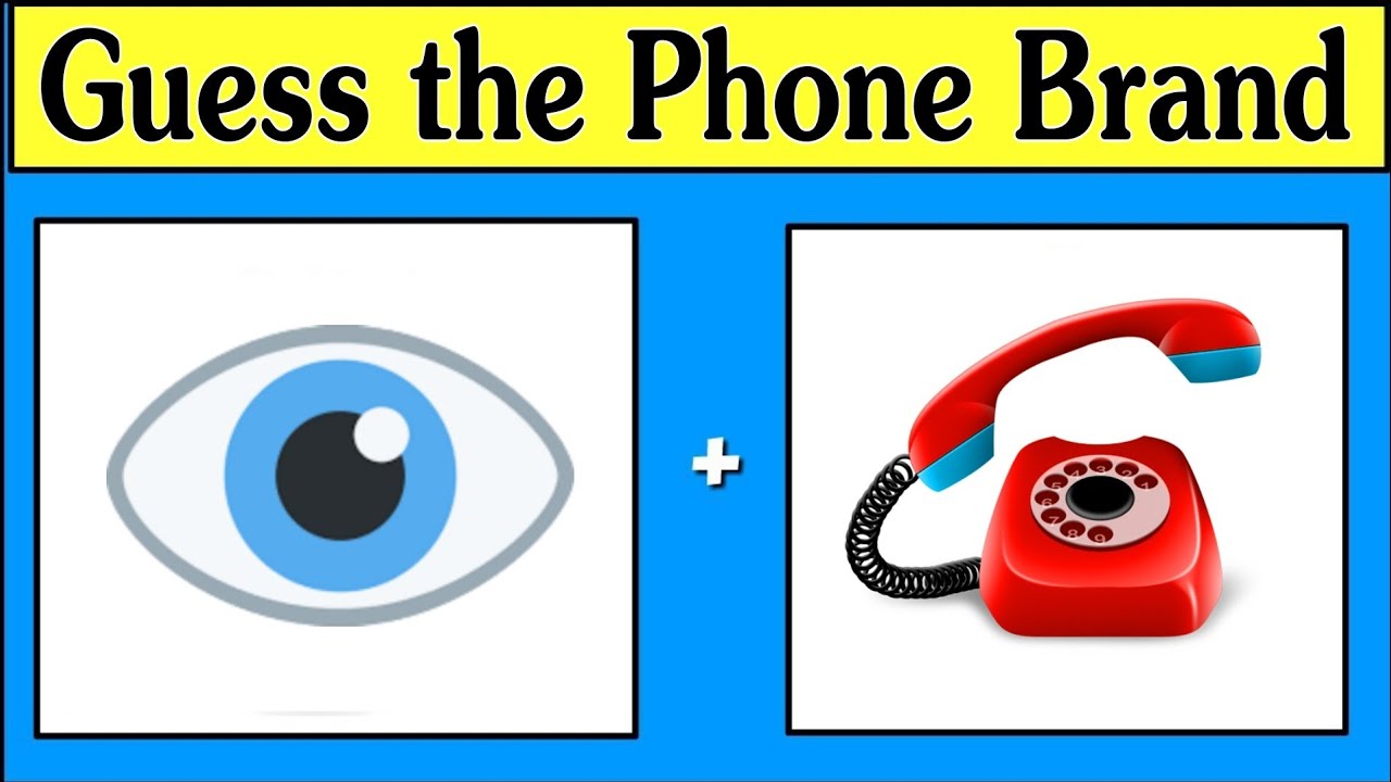 Guess the Phone Brand || Guess the Answer by emoji || Queddle - YouTube