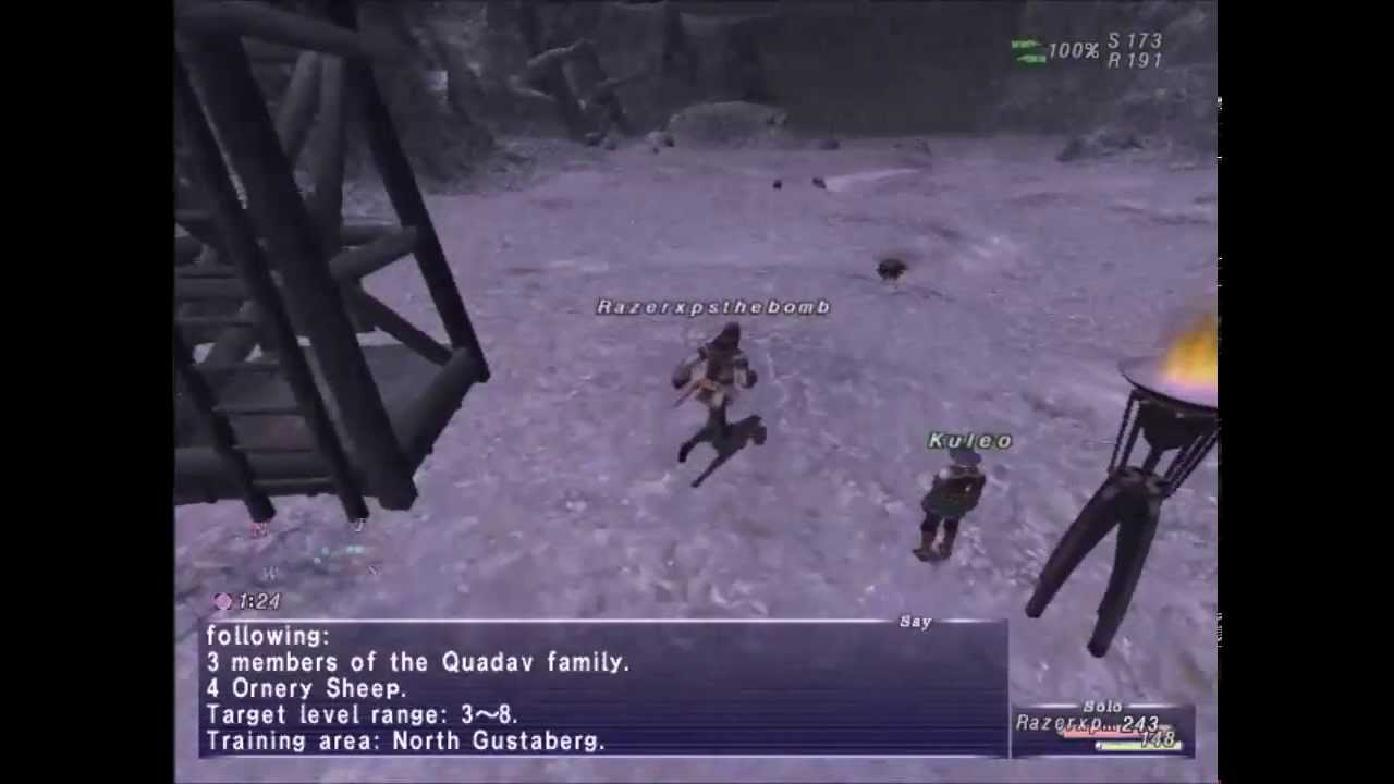 Final Fantasy XI North Gustaberg guide+Bastok to Windurst part 2 - YouTube