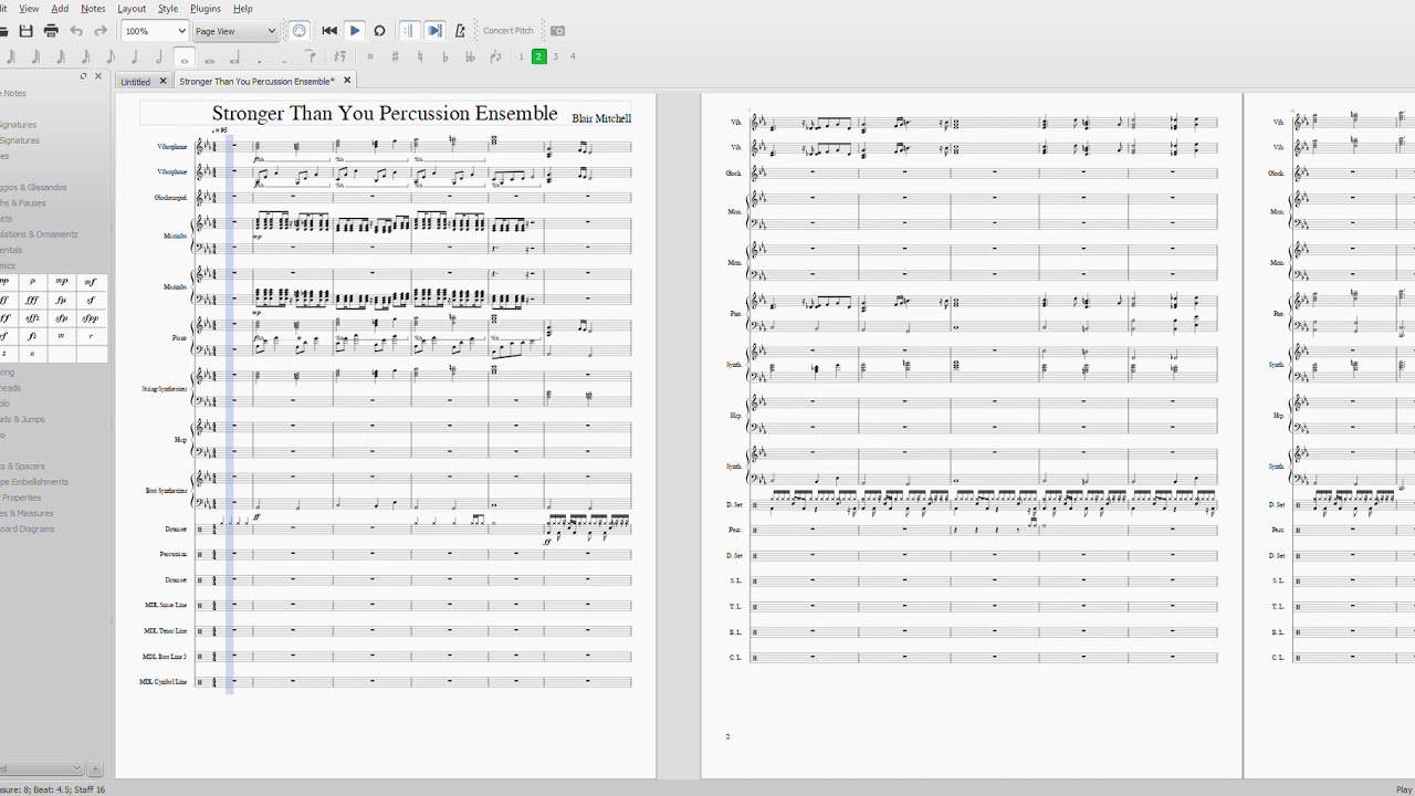 Stronger Than You Percussion Ensemble - YouTube