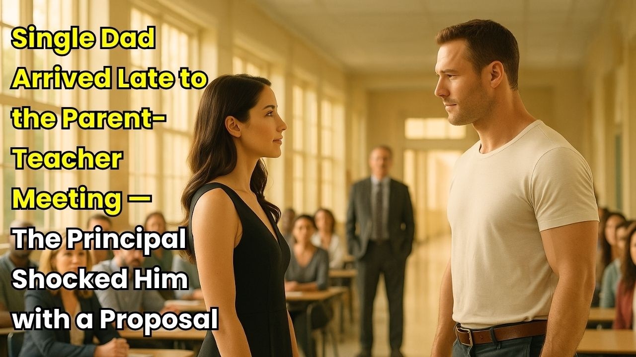 Single Dad Arrived Late to the Parent-Teacher Meeting — The Principal ...