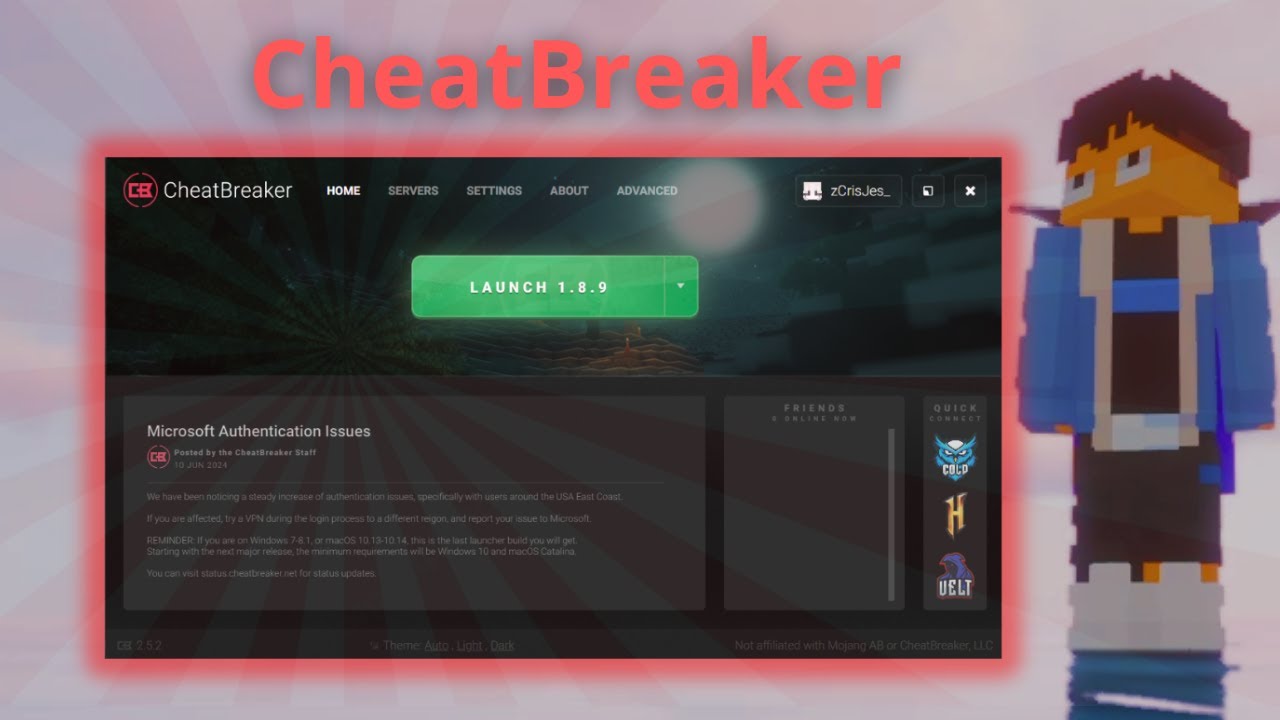 EL MEJOR CLIENTE PARA MINECRAFT PVP? CheatBreaker - YouTube