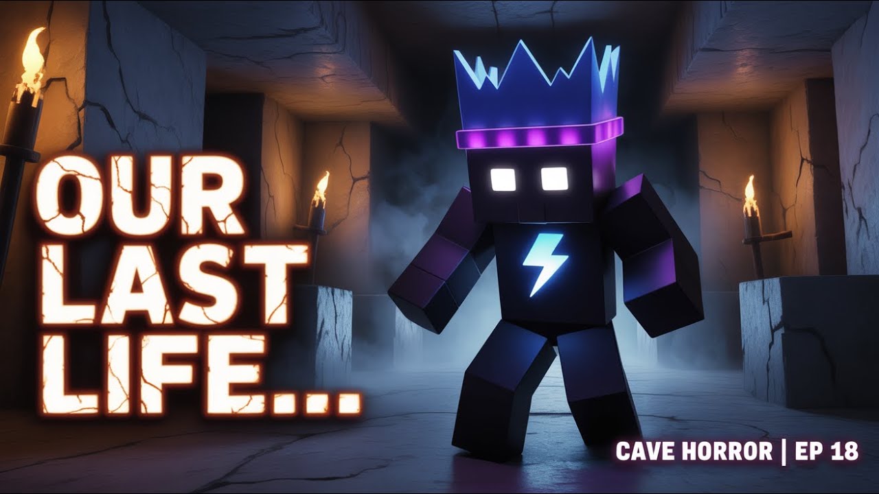 💀 Our LAST LIFE… One More Death = GAME OVER! ⚡ Cave Horror EP 18 - YouTube