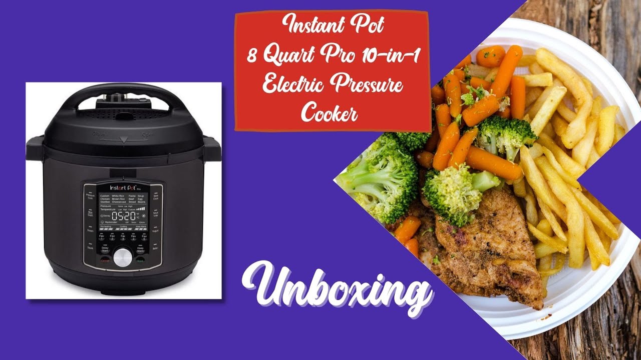 Instant Pot 10 in 1 Pro Pressure Cooker Unboxing - YouTube