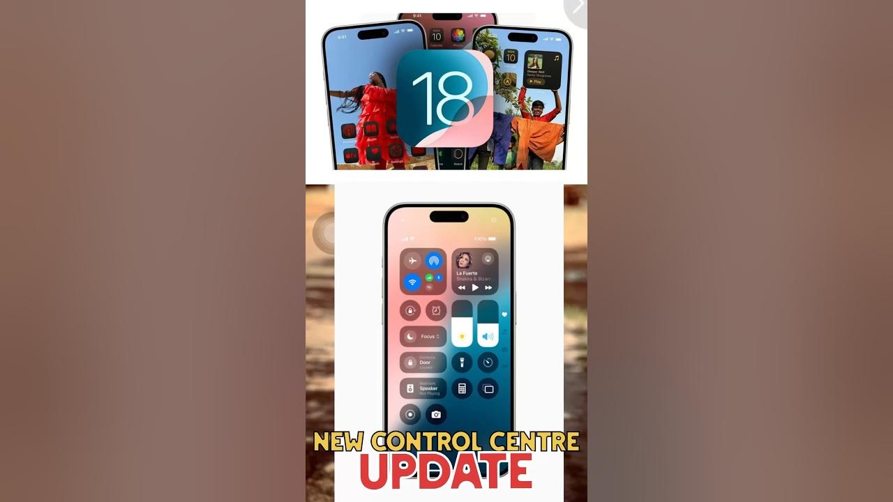 IoS 18 New Control centre update ☝🏻🔥#iphone #iphone16promax #ios18feature - YouTube