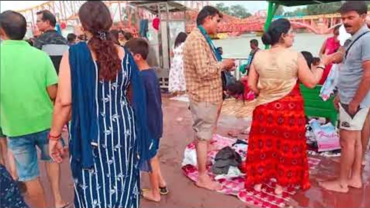 Ganga Ghat Snan Video ☔ Tour Guide - YouTube