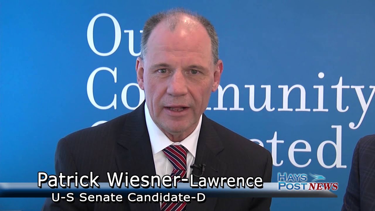KS U.S. Senate Candidate Patrick Wiesner, D-Lawrence - YouTube