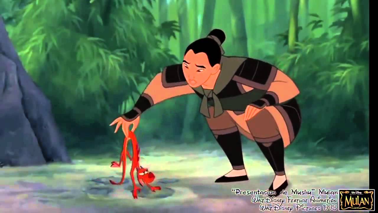 Mulán y Mushu Doblaje - YouTube