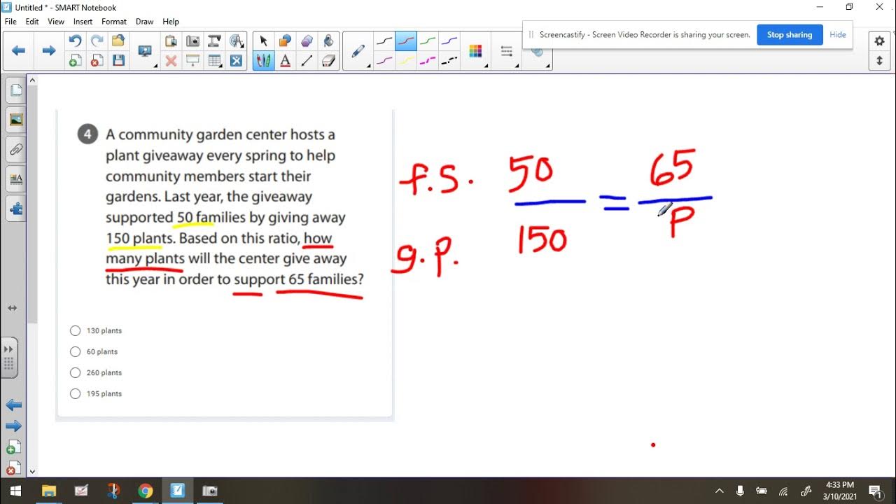 Problem Solving Using Proportions - YouTube