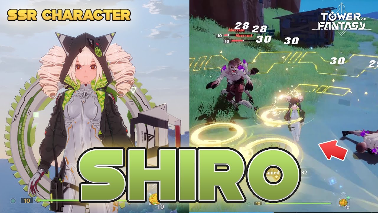 Shiro Gameplay: Weapon Skill & Attack | Tower Of Fantasy - YouTube