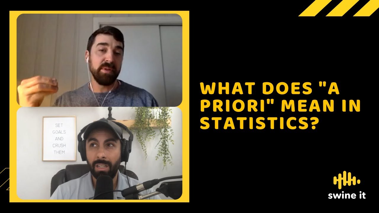 What does "a priori" mean in statistics? - Dr. Garth Highland - YouTube
