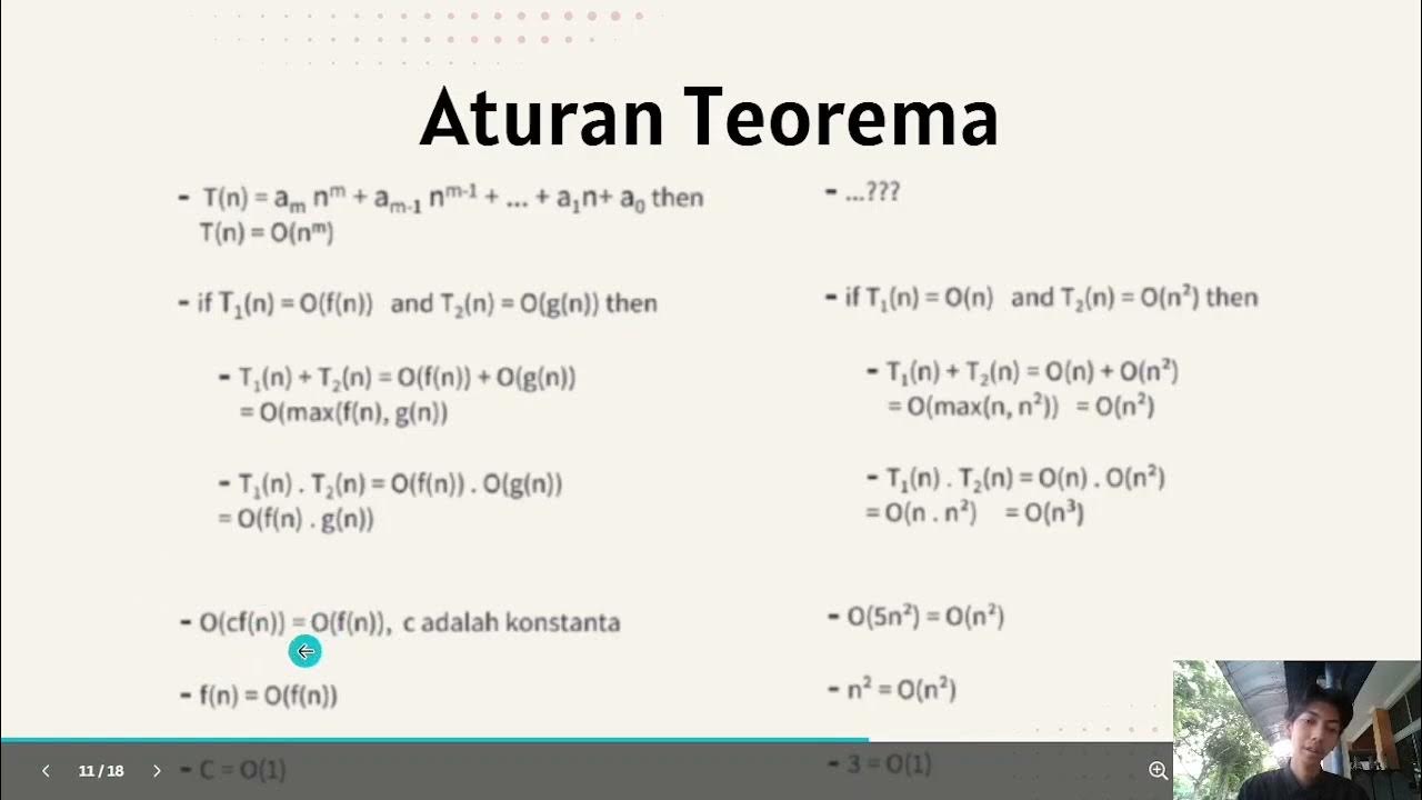 KOMPLEKSITAS ALGORITMA | KELOMPOK 5 | UAS MATEMATIKA DISKRIT - YouTube