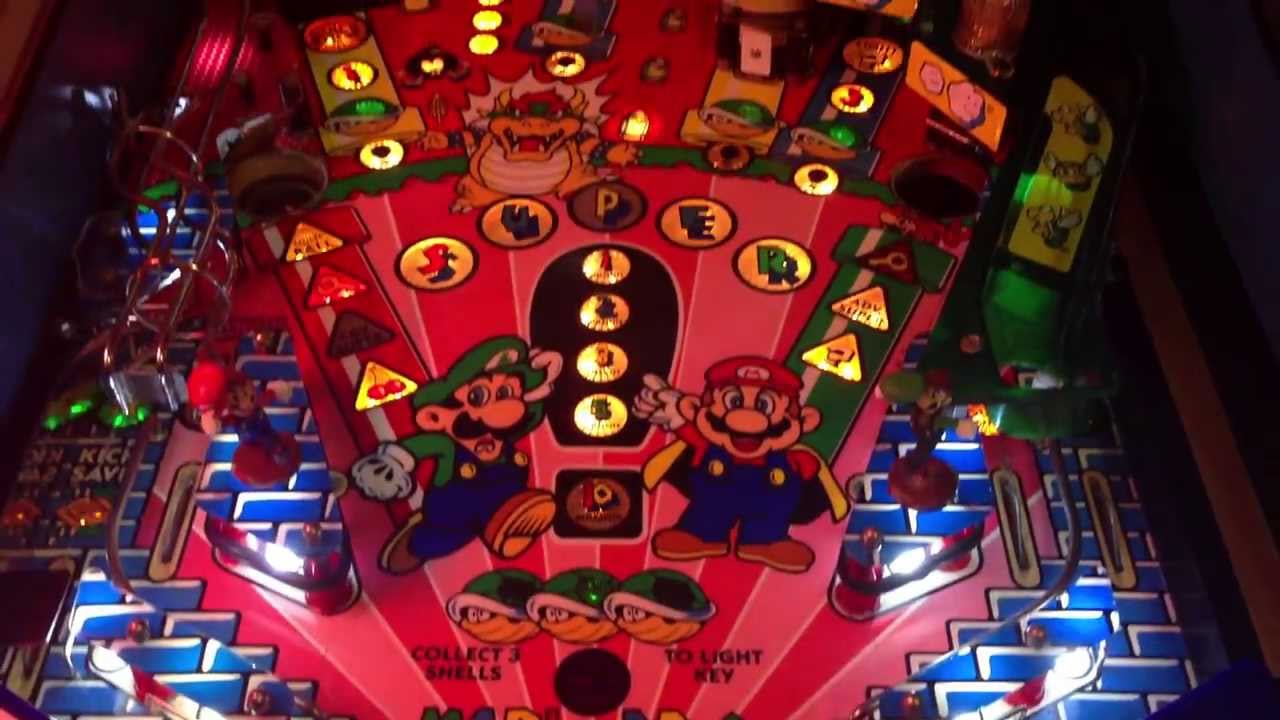 Super Mario Bros 1992 Pinball Machine by Gottlieb - YouTube