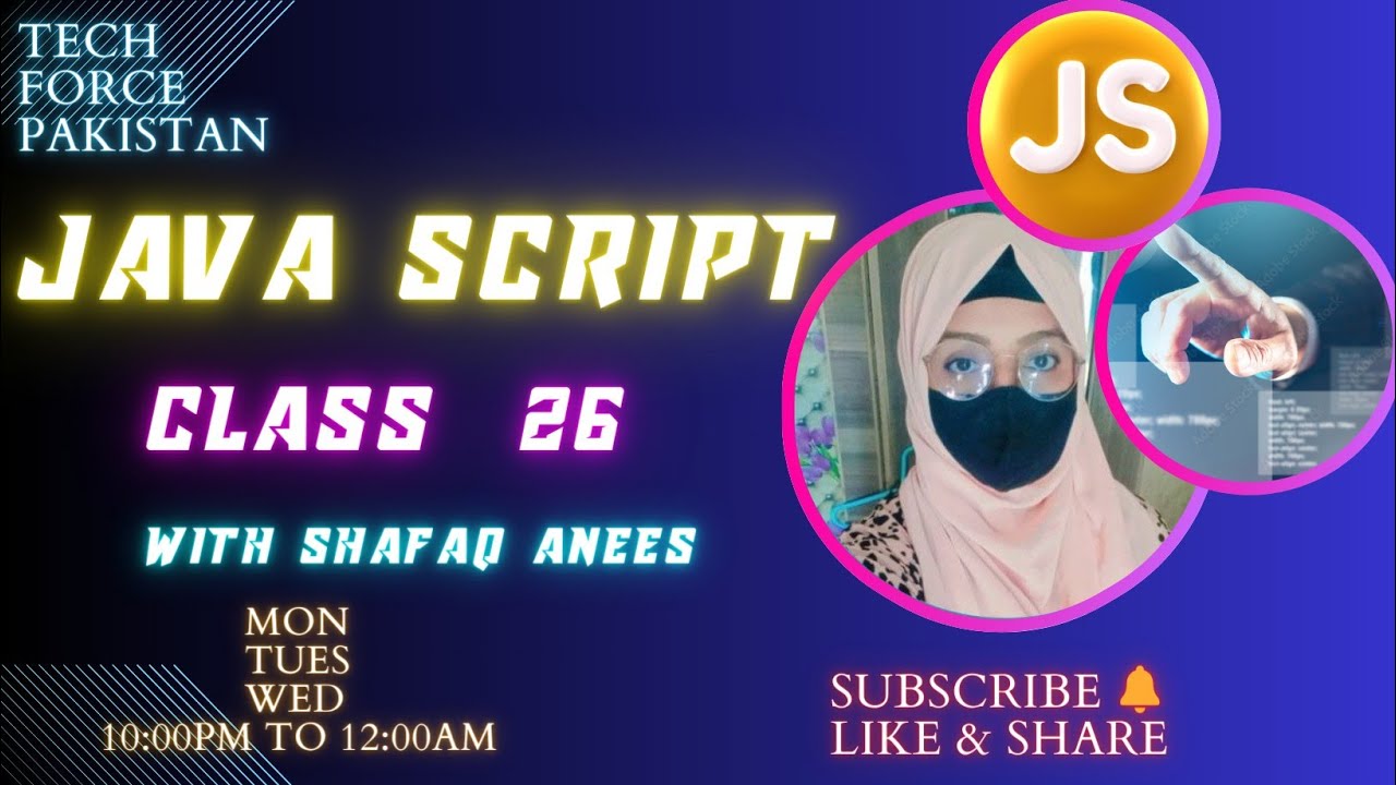 Quiz app | javascript | with shafaq | techforce pakistan - YouTube