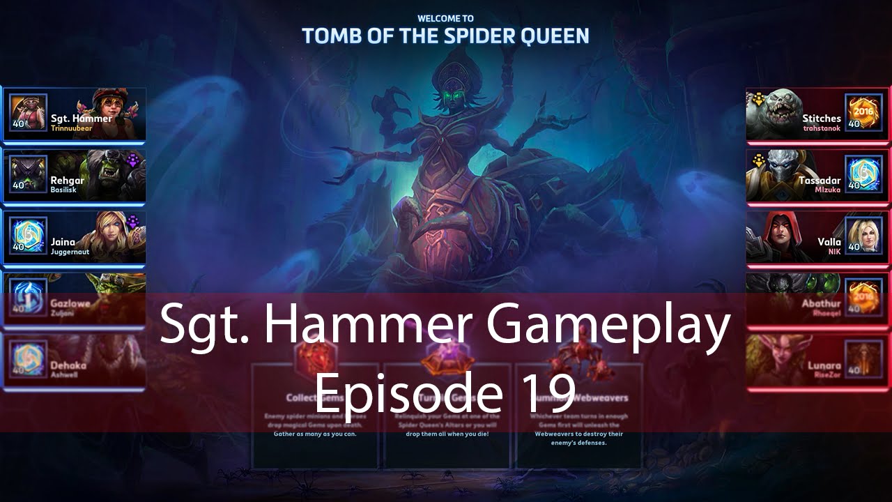 Heroes of the Storm: Sgt. Hammer Gameplay Episode 19 - YouTube