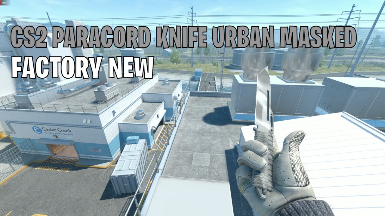 Paracord Knife Urban Masked | CS2 Skin Showcase #143 - YouTube