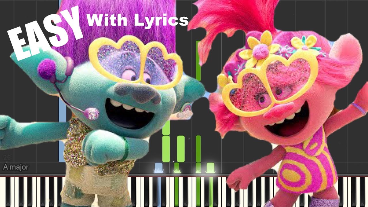 Justin Timberlake - PERFECT FOR ME - Trolls World Tour - EASY Piano ...