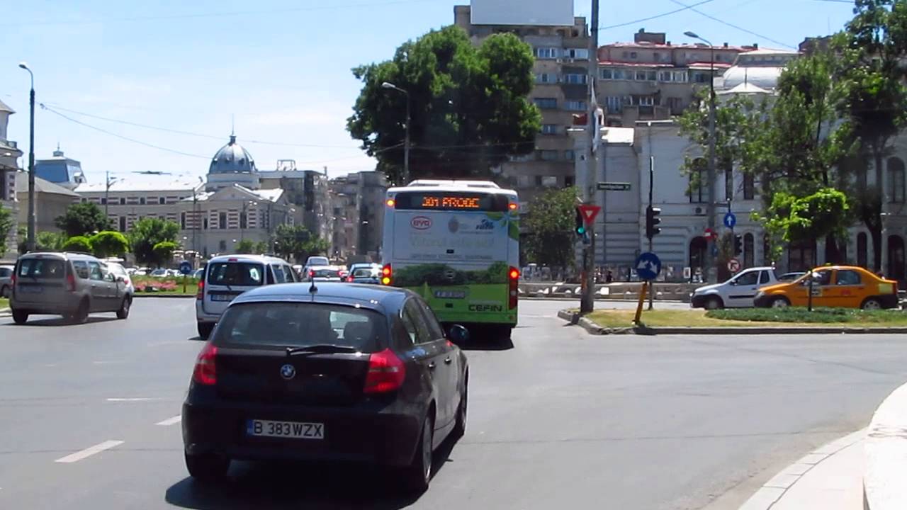 Autobuz electric BYD (IF 01 BYD) la Universitate pe linia 381 RATB ...