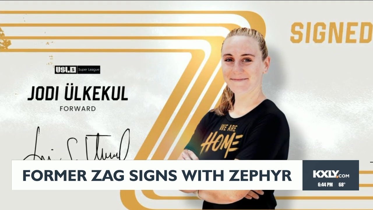 Former Zag signs with Zephyr - YouTube