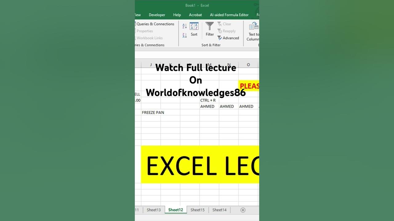 #excel #exceltips #exceltricks #computer #viralvideo #computereducation #microsoft - YouTube