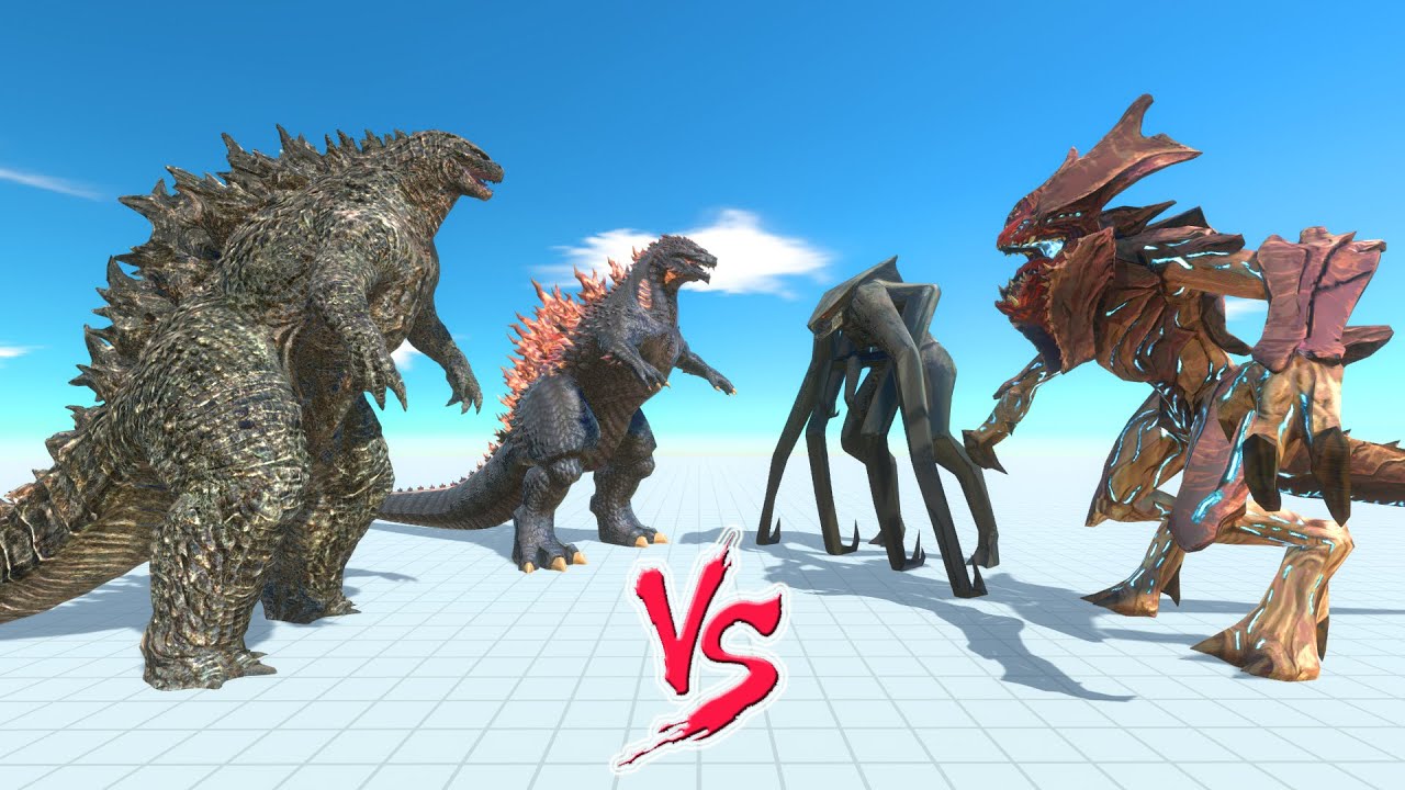 GODZILLA 2021 AND GOJIRA VS MUTO FEMALE AND RAIJIN WARZONE - Animal ...