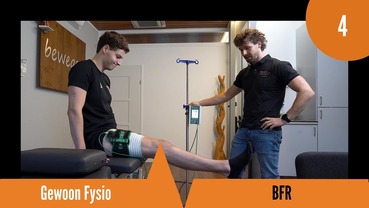 Gewoon Fysio aflevering 4: Blood Flow Restriction Therapy (BFR) - Willemsen Fysiotherapie - YouTube