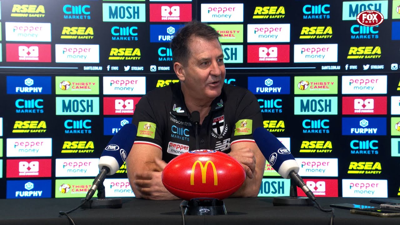 St Kilda Saints Press Conference | Round 16, 02/07/23 | Fox Footy - YouTube