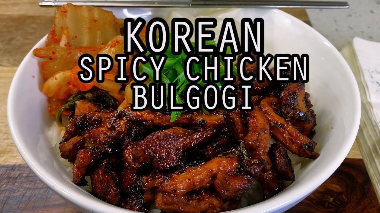 Woo Can Cook | Korean Spicy "Dak Bulgogi" BBQ Chicken - YouTube