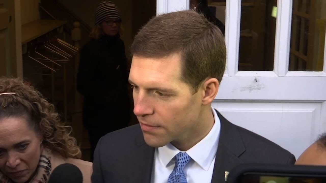 Democrat Conor Lamb Votes in PA Special Election - YouTube