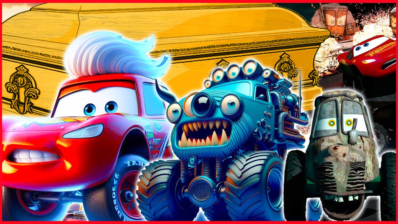 Best of Lightning MCQueen Zombie Cars On The Road 💀 - Coffin Dance Song ...