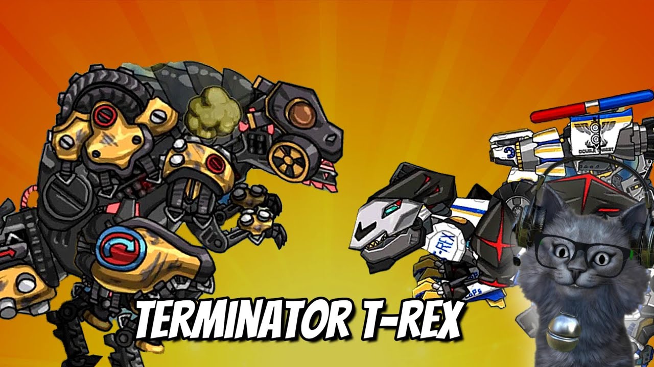 TERMINATOR T-REX, DINO LEGENDARY PALING KUAT MECHA COLOSSEUM - Dino ...