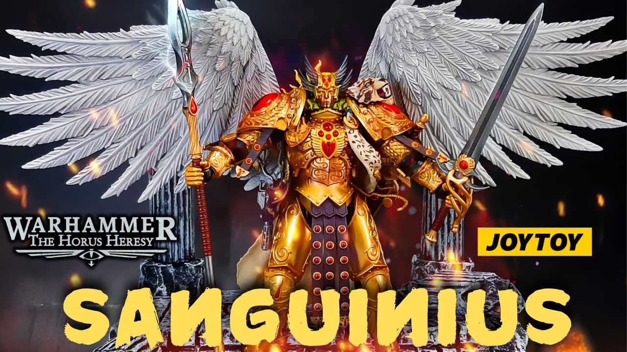 Unboxing NEW JOYTOY Warhammer - Sanguinius Primarch of the IXth Legion ...
