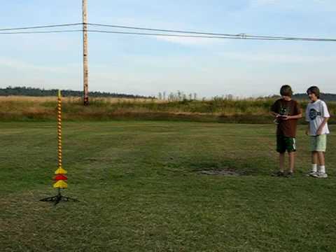 3 stage model rocket launch - YouTube
