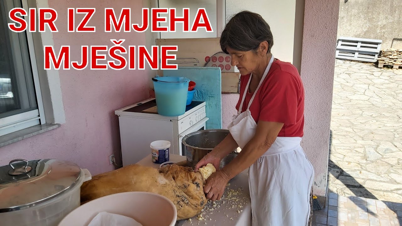 Sir iz mjeha ,priprema i stavljanje sira u mješinu - YouTube