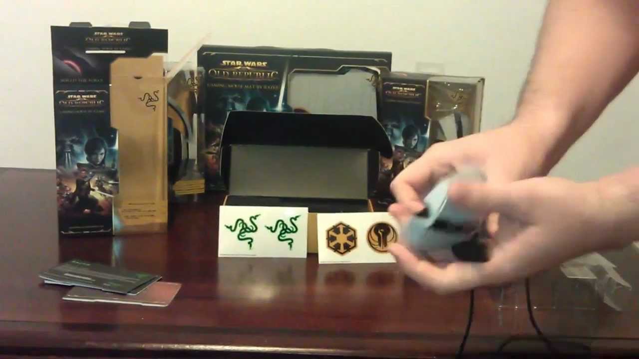 Razer SWTOR Mouse Unboxing - YouTube