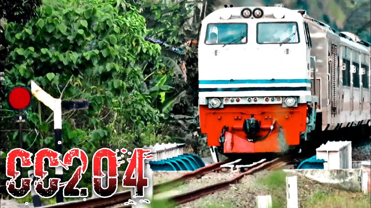 LOKOMOTIF SPESIAL CC204||KERETA API KUALA STABAS||CC205 BABARANJANG ...