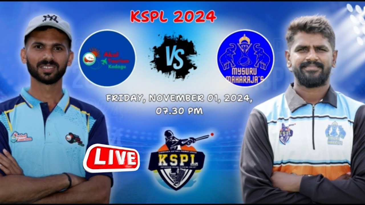 LIVE : KSPL Cricket Tournament 2024 | KARNATAKA STATE PREMIER LEAGUE ...
