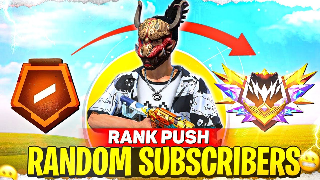 Finally Master Rank Achieve With Random Subscribers 🤩 - YouTube