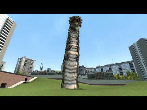 barnacle eats giant worm from dark messiah - YouTube