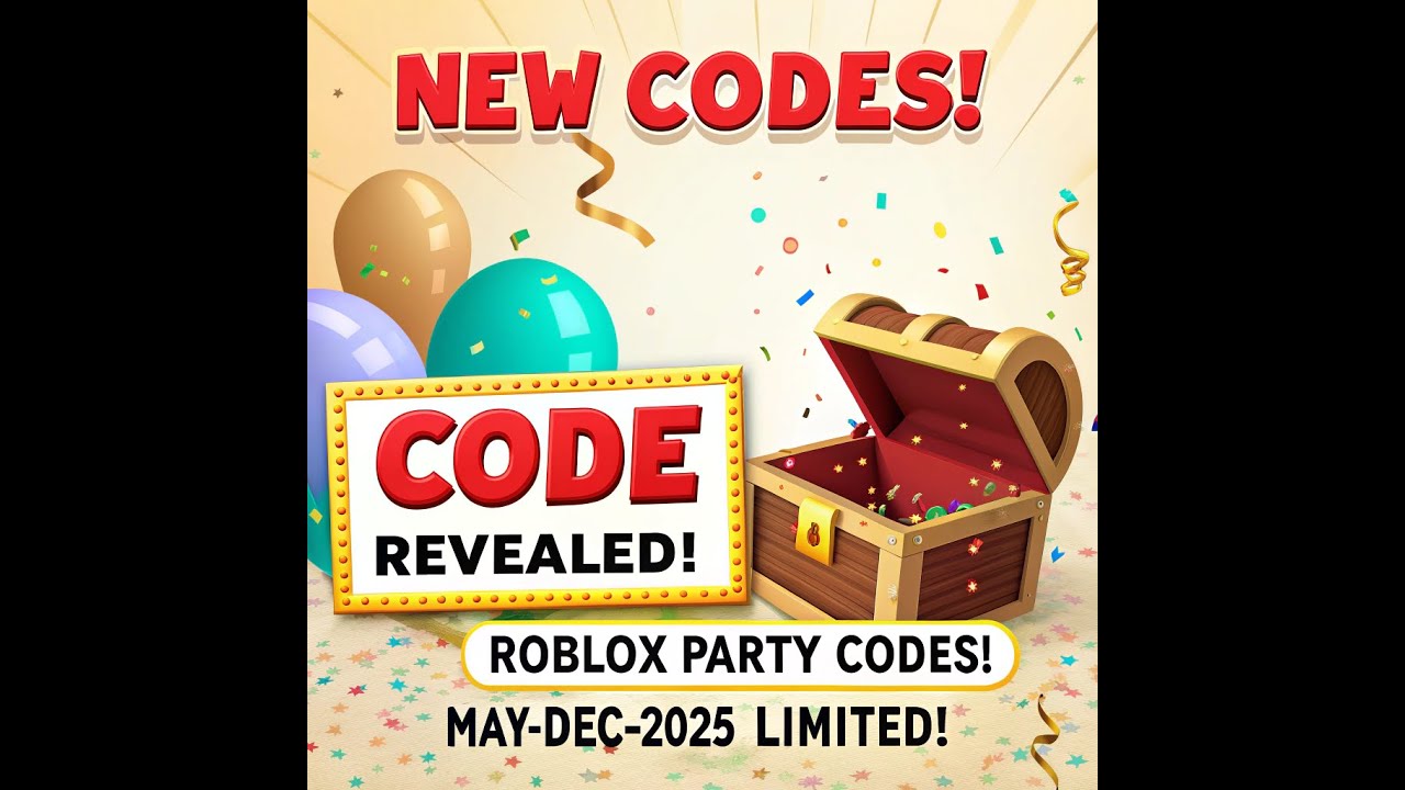 *NEW CODES* Roblox Party Codes! ROBLOX | LIMITED CODES | 2025 - YouTube